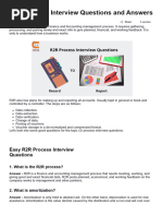 P2P O2C R2R SAP CheatSheet | PDF