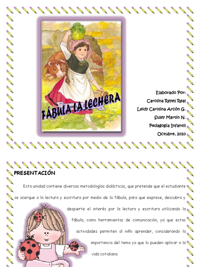 Fábulas Didácticas para Niños | PDF | Lectura (proceso) | Imagen