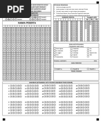 LJK Ujian Sekolah | PDF