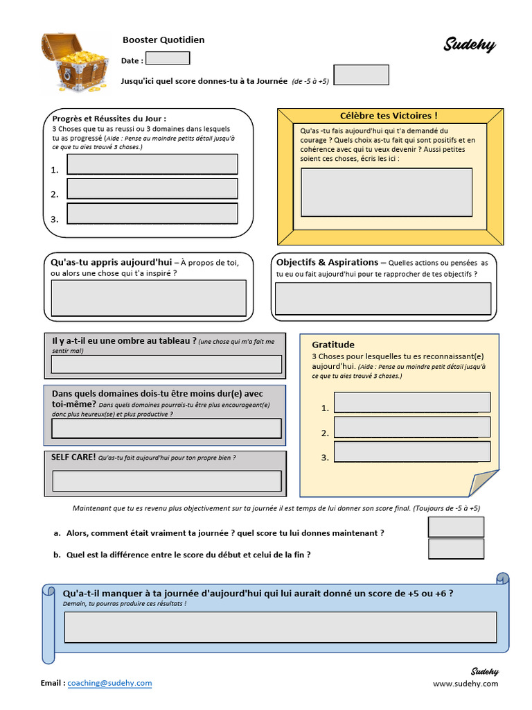 Journal de Progression Quotidienne | PDF