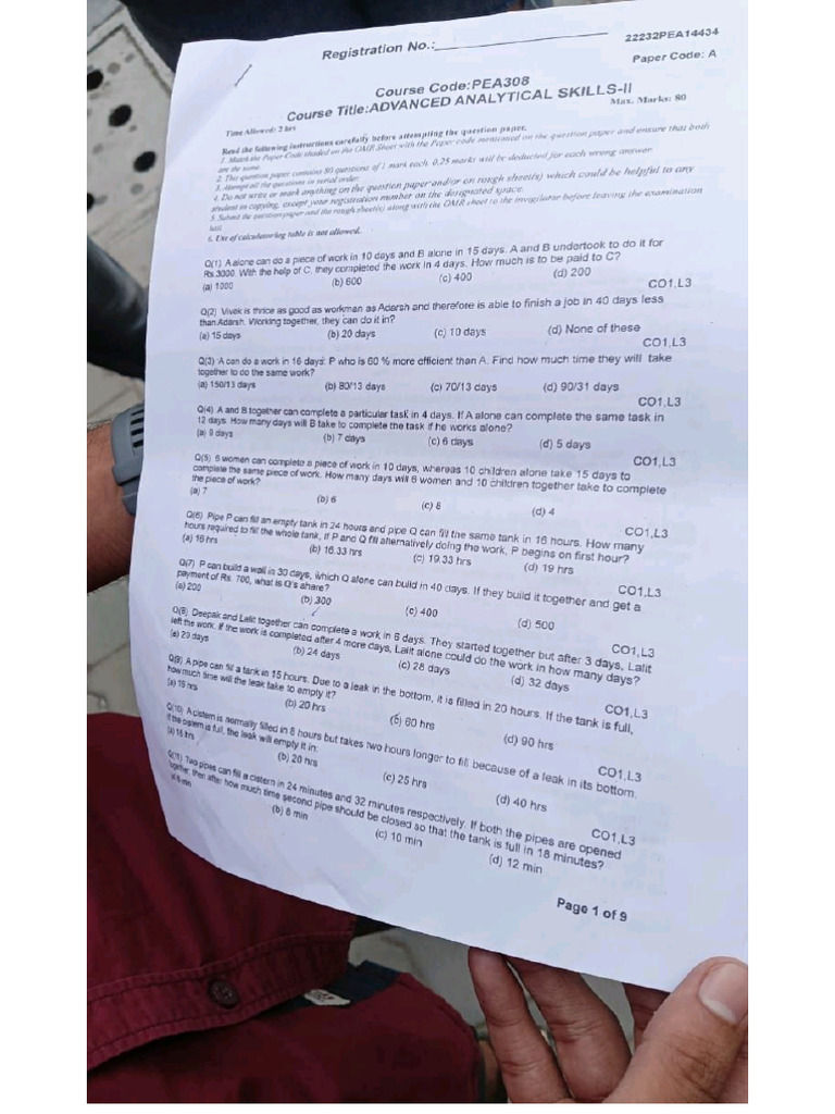 PEA 308 (End Term Paper) | PDF