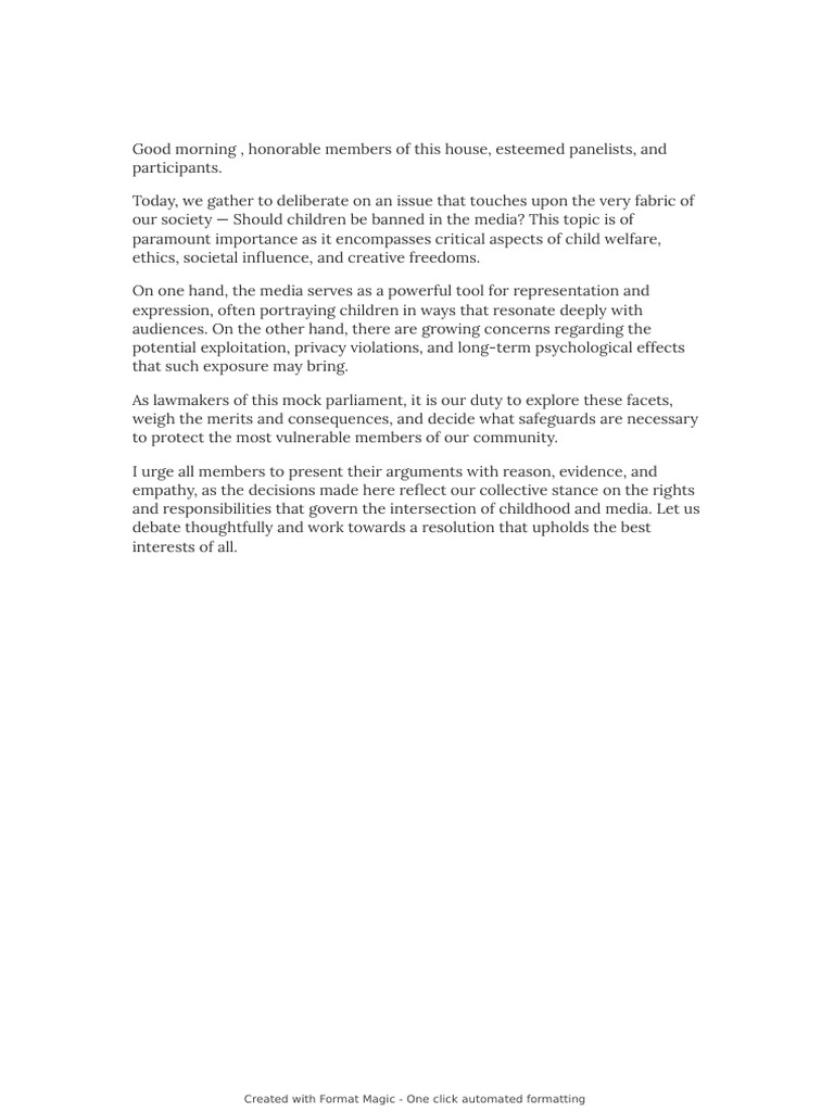 Created With Format Magic - One Click Automated Formatting | PDF