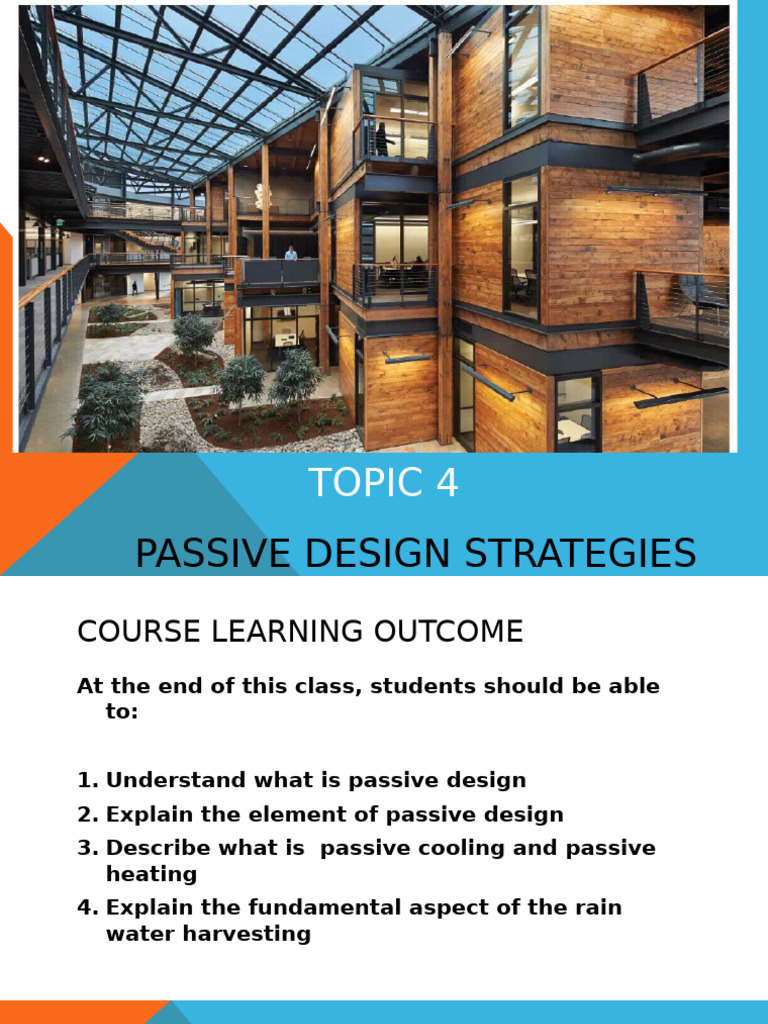 DCT 543 Topic 4 Passive Design Strategies Part 1 (Updated Dec 2020 ...
