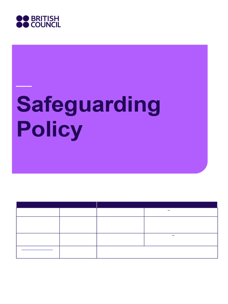 safeguarding_policy_0 | PDF | Child Abuse | Child Protection