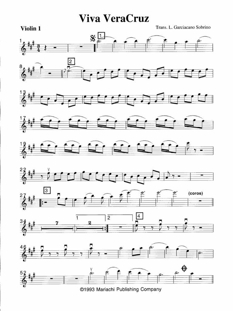 Viva Vera Cruz Violins | PDF