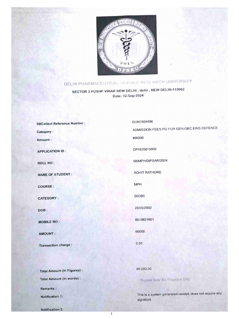Rohit D-OBC Ceutics | PDF Rohit D-OBC Ceutics | PDF