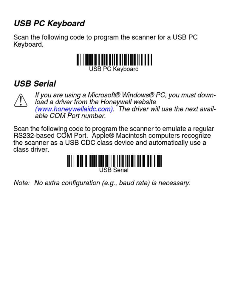 Genesis 7580g Quick Start Guide - USB SERIAL | PDF