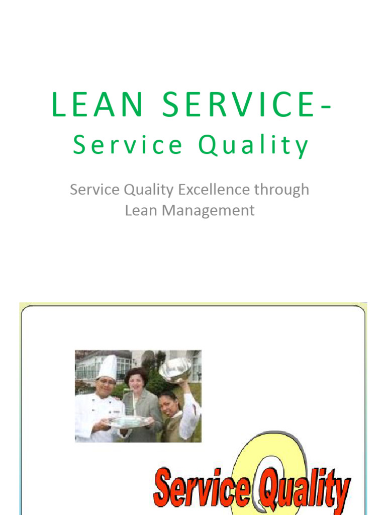 Lean Service - Service Quality | PDF