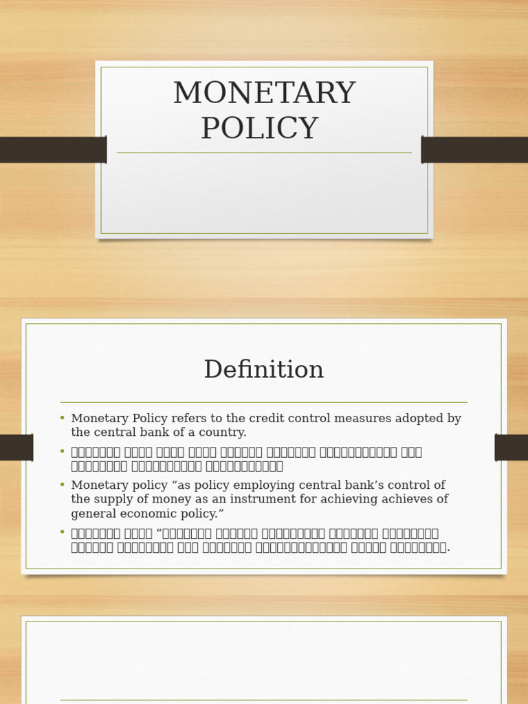 Monetary Policy | PDF | Monetary Policy | Central Banks