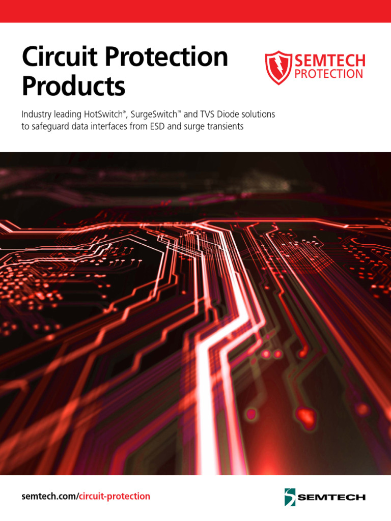 Semtech Circuit Protection Product Guide 2022 - Web | PDF | Electrostatic Discharge | Hdmi