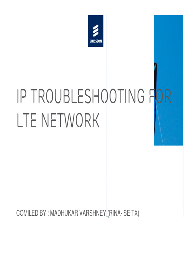 Lte Ip Troubleshooting | PDF | Computer Science | Network Layer Protocols