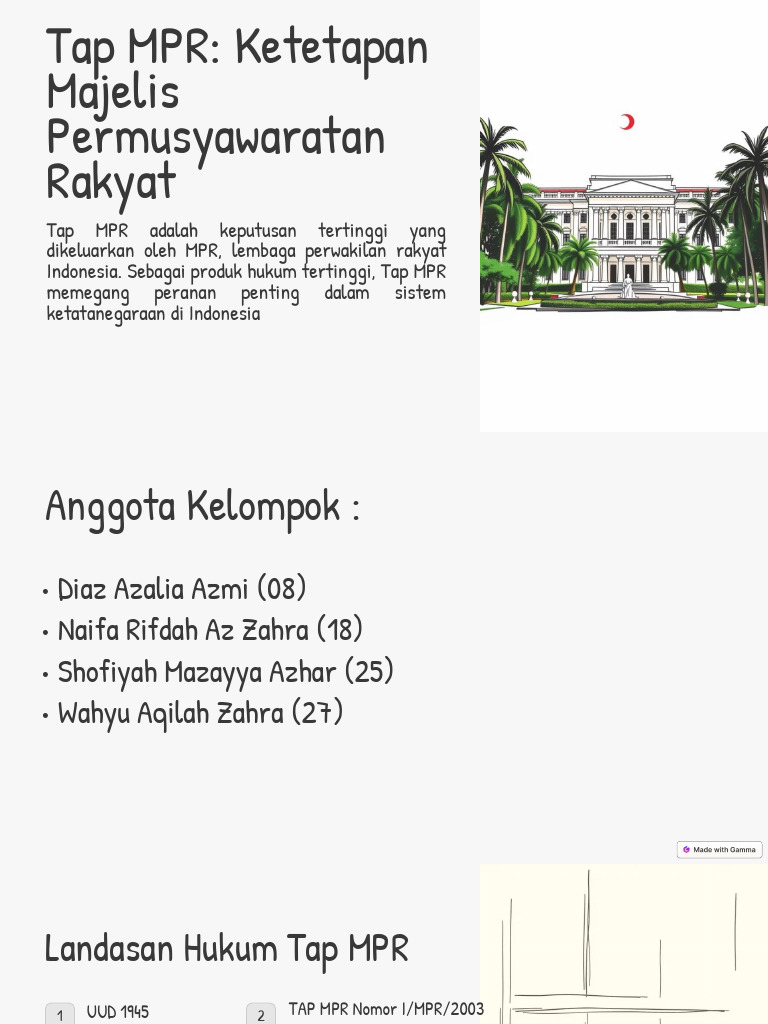 Tap-MPR-Ketetapan-Majelis-Permusyawaratan-Rakyat | PDF