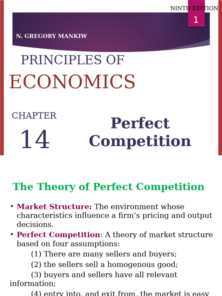 Eco101_Perfect Competition_Summer 2022_13th August (1) | PDF | Perfect ...