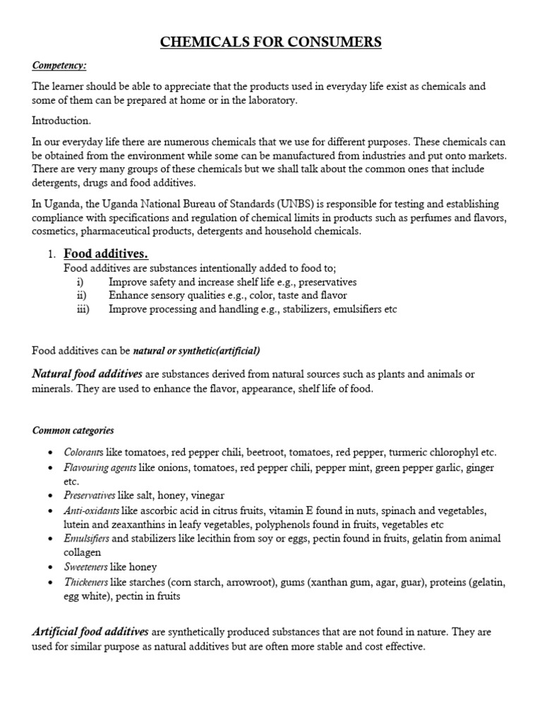 Understanding Food Additives and Safety | PDF | Sugar Substitute | Foods