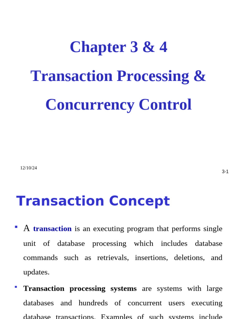 Adb_CH3 | PDF | Database Transaction | Information Retrieval