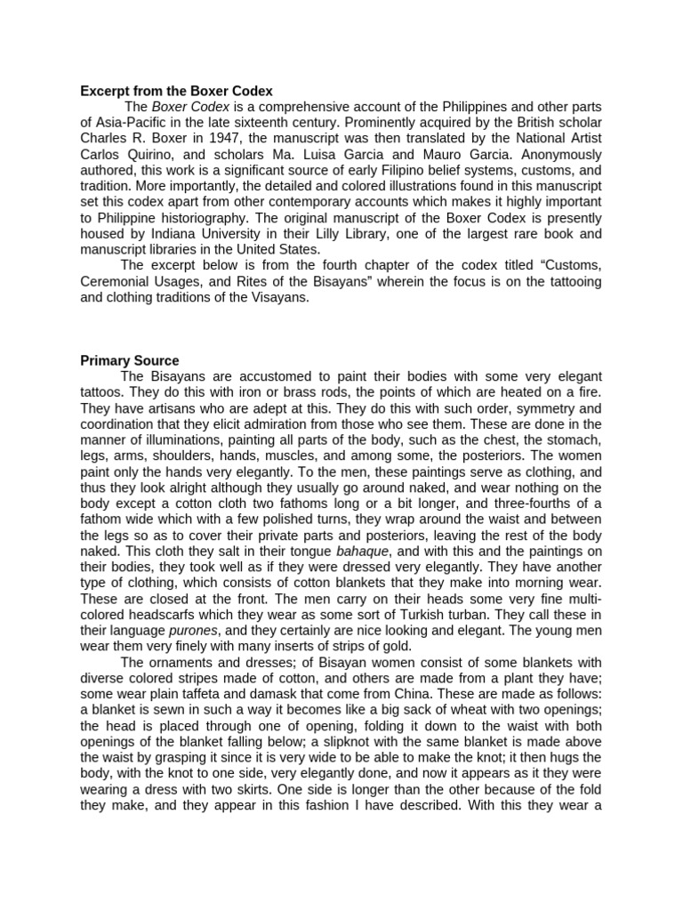 Excerpt From The Boxer Codex | PDF | Dress | Blouse