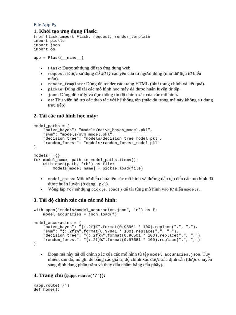 Giai thich code phan chay web | PDF