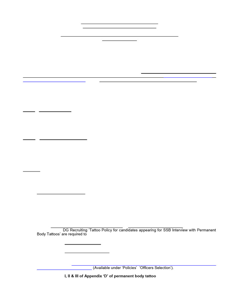 SSB Interview Call Letter for NDA 154 | PDF | Identity Document | Banks