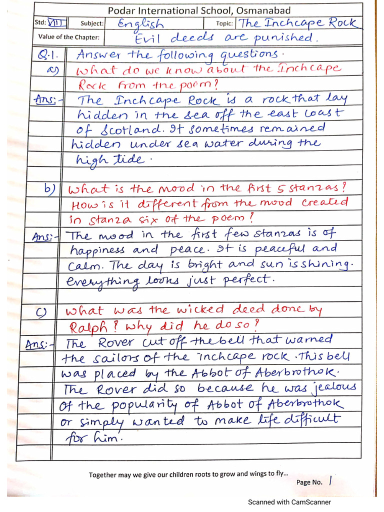 The Inchcape Rock-VIII | PDF