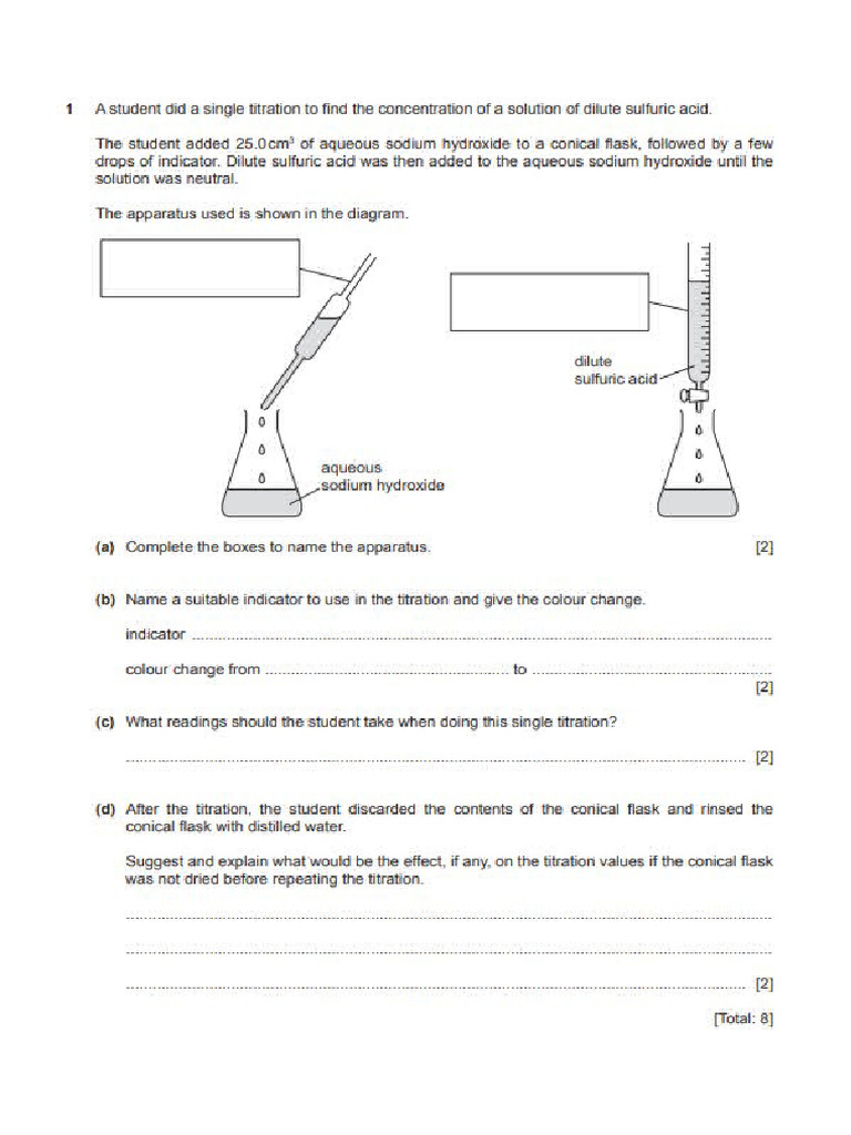 Chem ATP Practice Paper | PDF