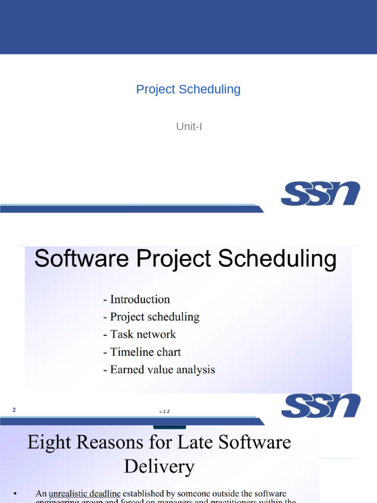 1.10 Project Scheduling | PDF | Operations Research | Project Management
