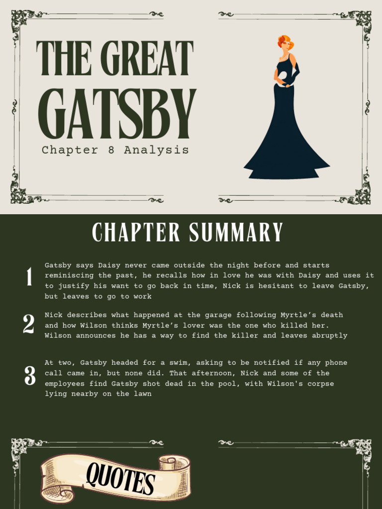 Chapter 8 Presentation | PDF | The Great Gatsby