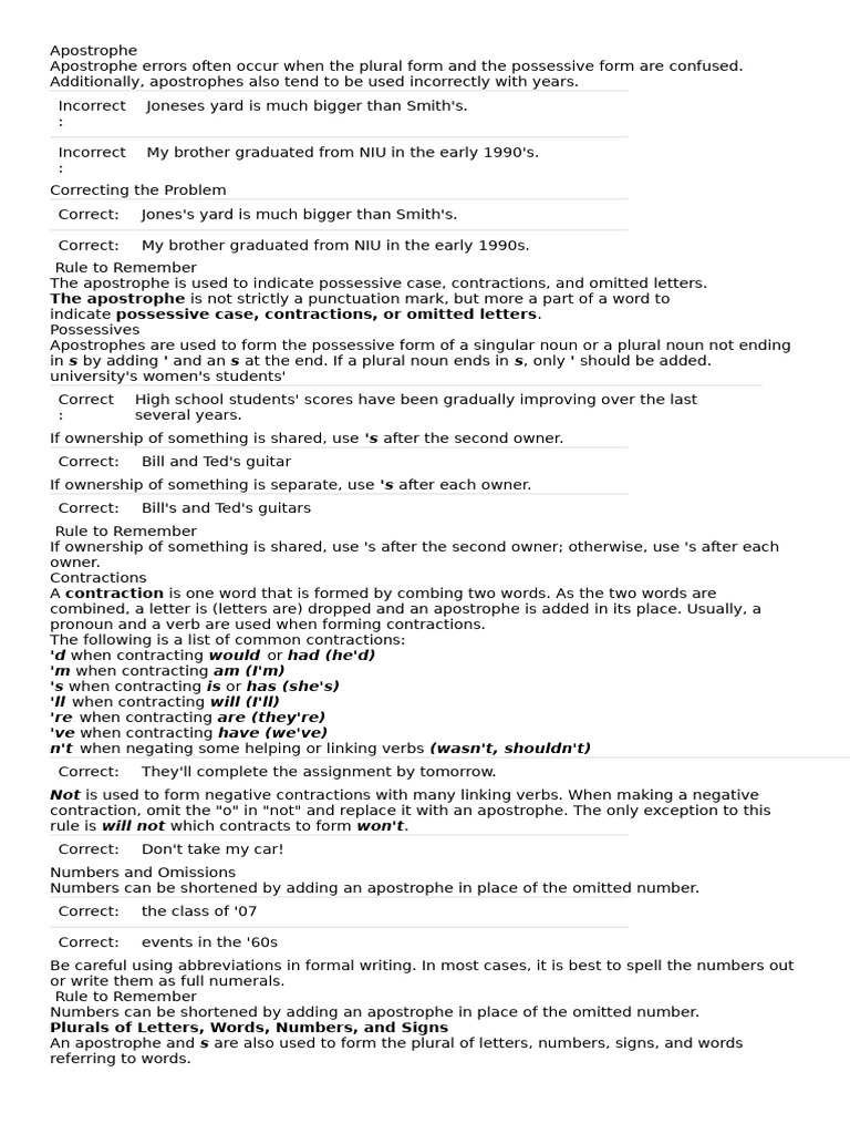 Apostrophe Lesson Games | PDF | Plural | Grammatical Number