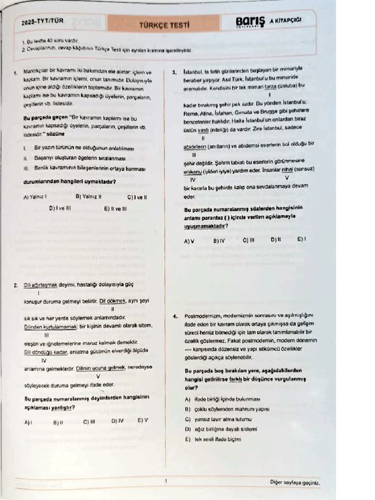 BARIŞ TYT TG.pdf | PDF