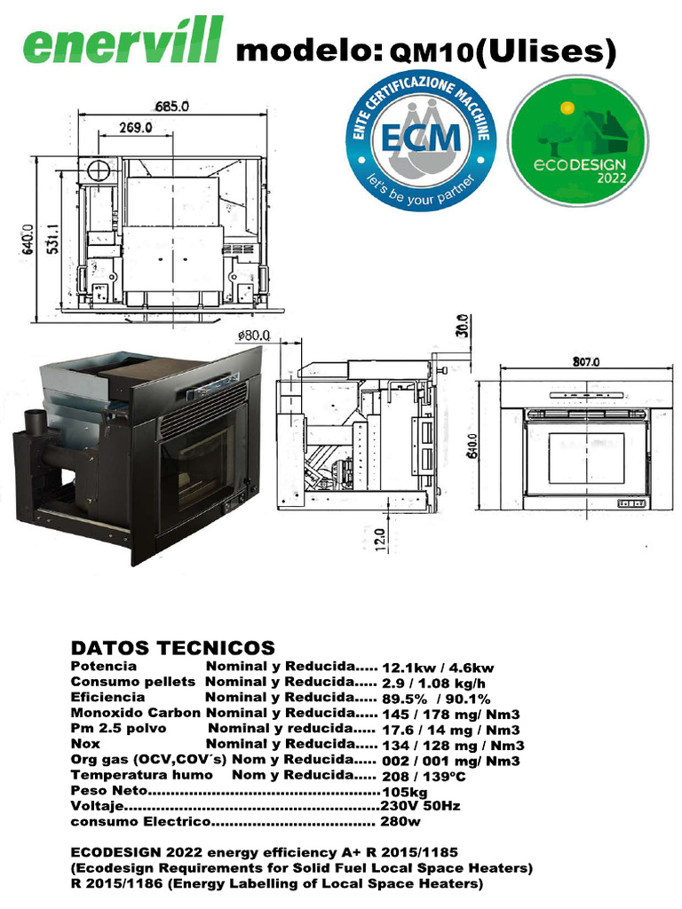 QM10 Ulises Technical Specifications | PDF