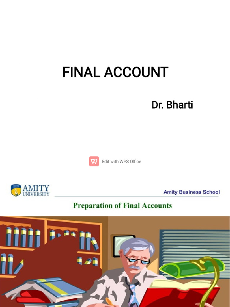 Final Accounts | PDF