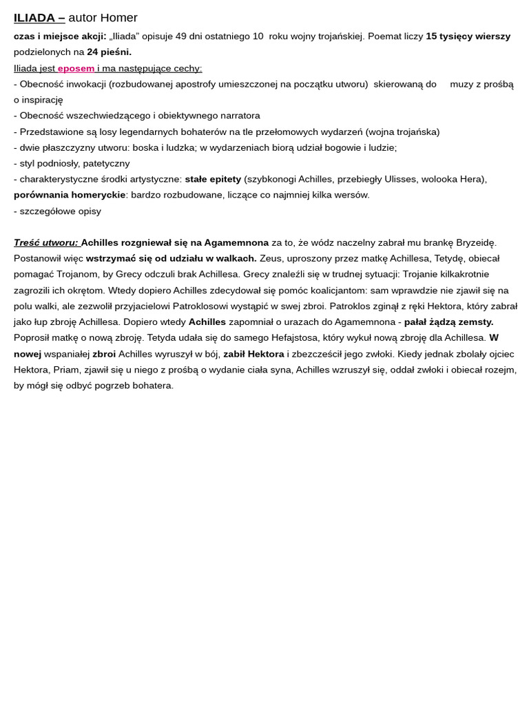 Iliada | PDF