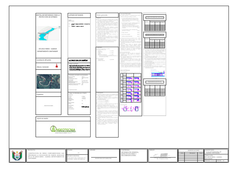 E01_DETALLES_PUENTE_ALBANIA | PDF | Hormigón | Fundación profunda