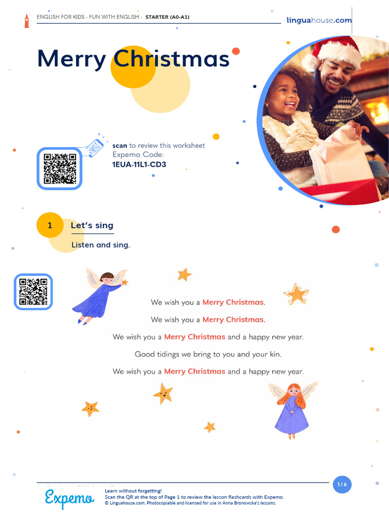 Christmas English Activities for Kids | PDF