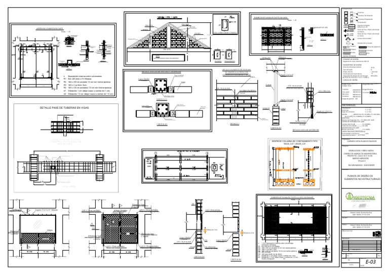 Diseño Estrucutral Titulo e Final Entrega-E03 | PDF | Ingeniería de Edificación | Ingeniero civil