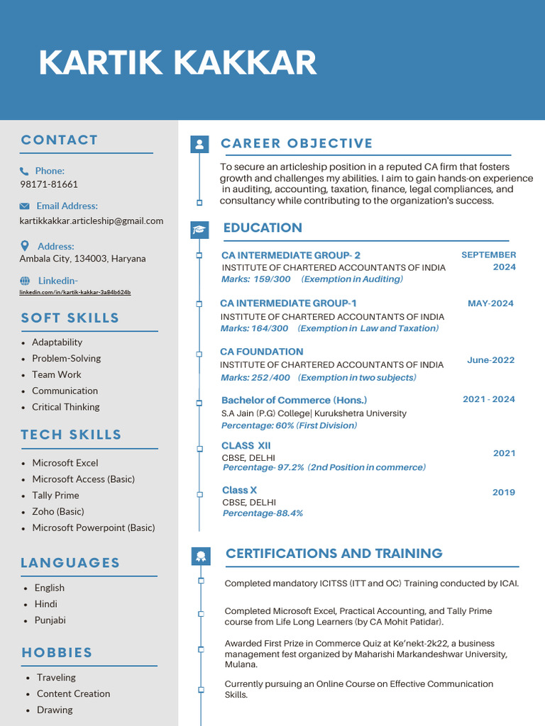 Kartik Resume | PDF