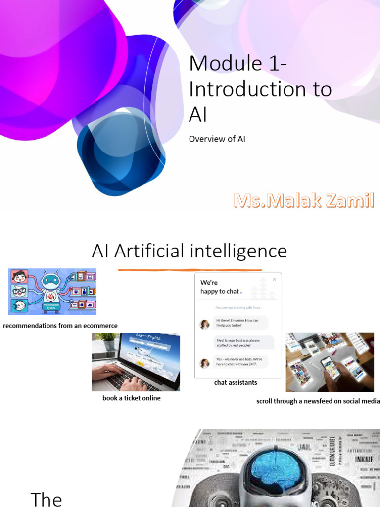Ai - Module 1 - All Lessons | PDF | Artificial Intelligence | Intelligence (AI) & Semantics