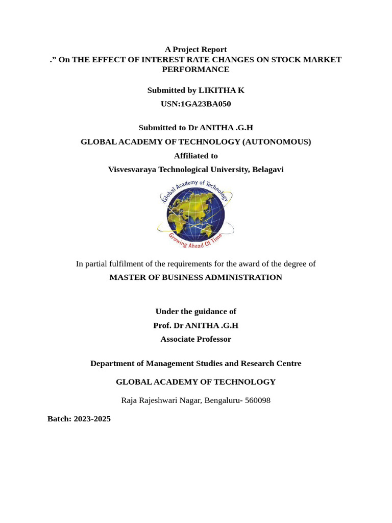 LIKITHA INTENSHIP 1 | PDF | Methodology | Science