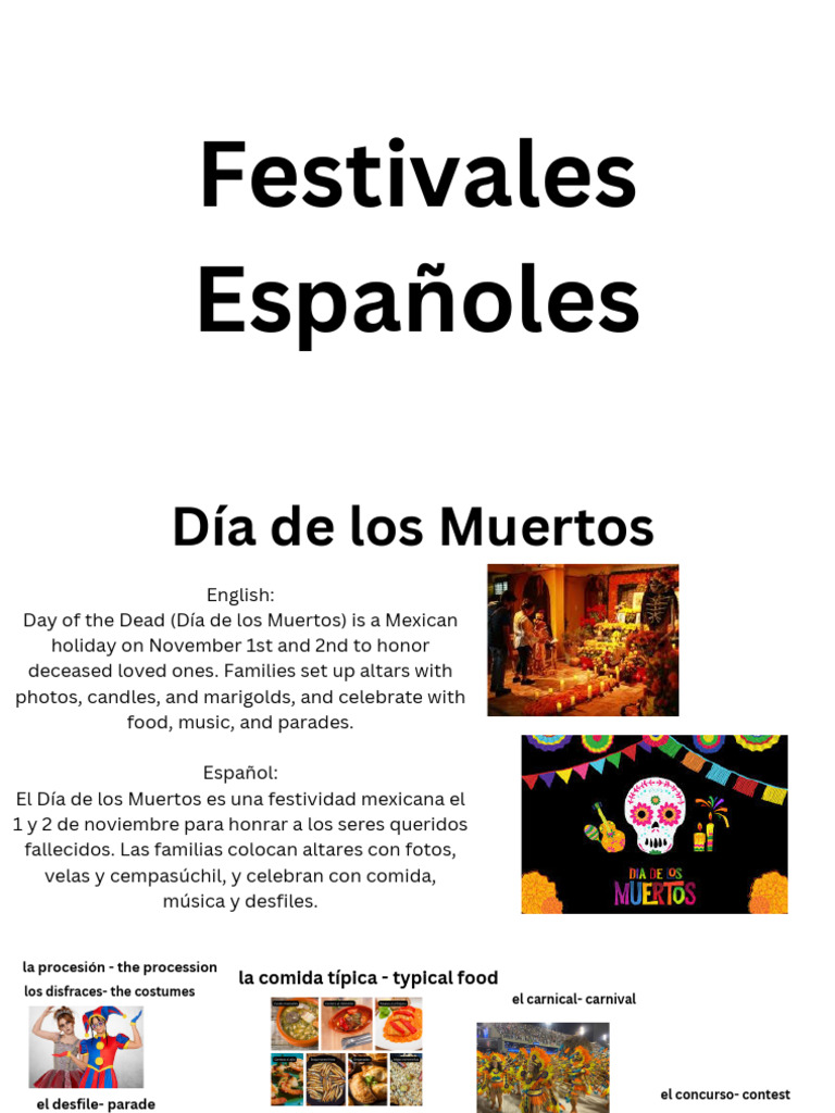 Spanish Festivals | PDF