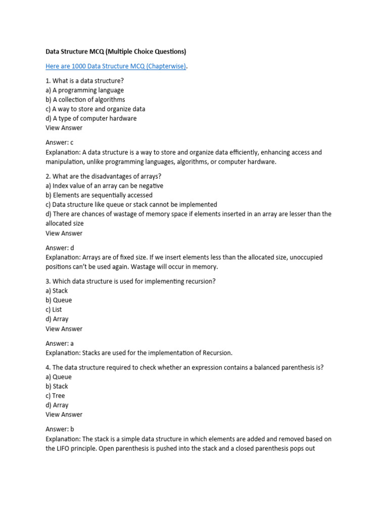 Data Structure Pdf Queue Abstract Data Type Algorithms And Data