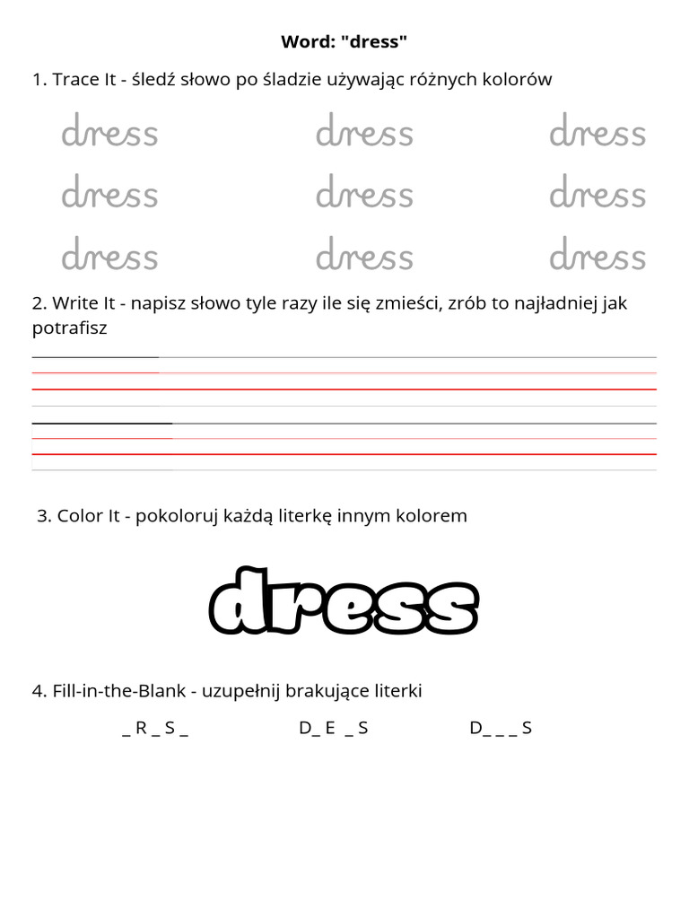 Word dress | PDF