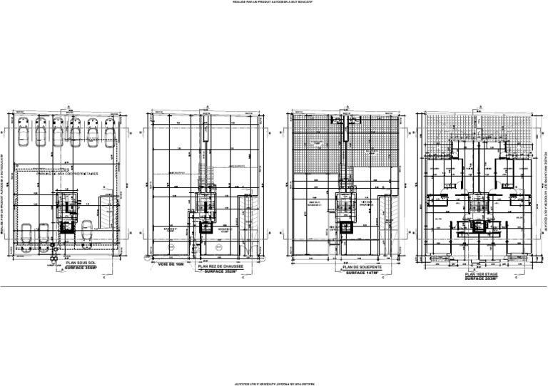 Plans de bâtiment détaillés et légendes | PDF