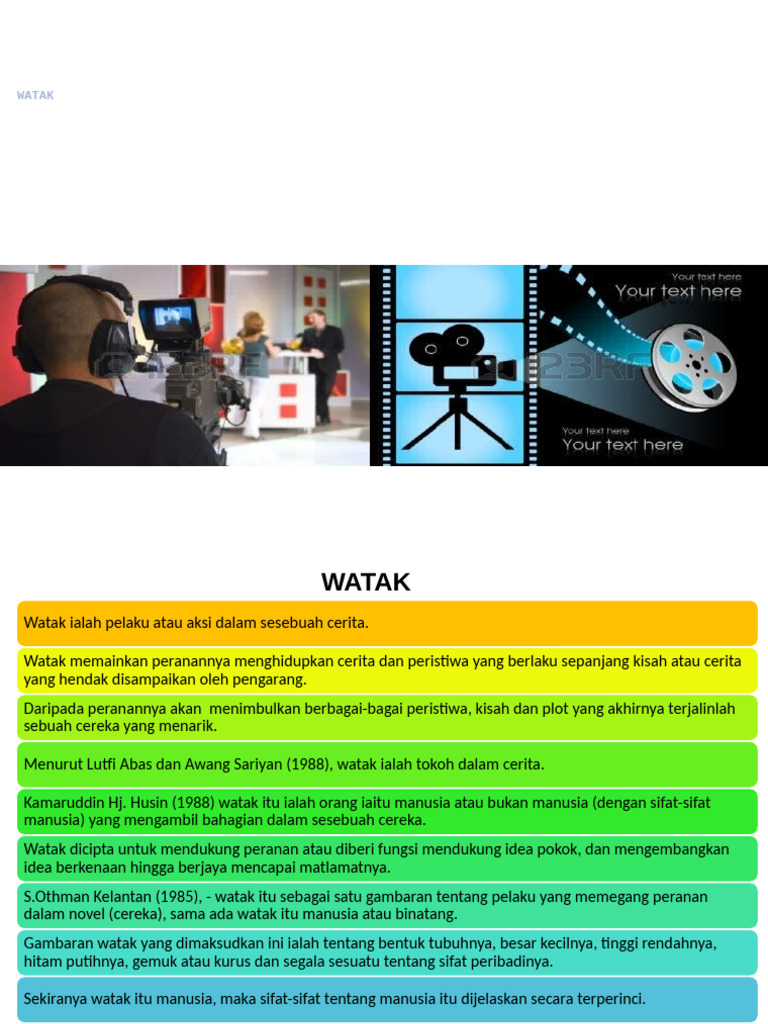Watak Dan Perwatakan Dalam Karya 2 | PDF