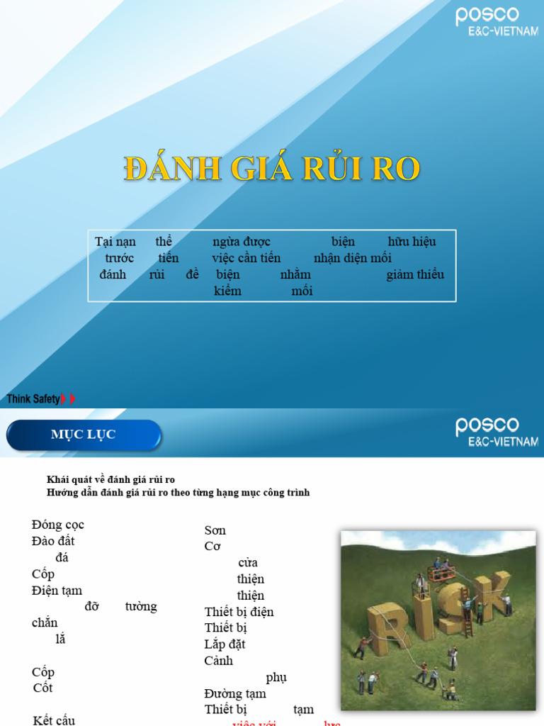 Đánh Giá R I Ro An Toàn Lao Đ NG Trong Xây D NG | PDF