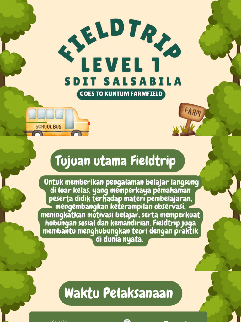 Sosialisasi FieldTrip Level 1 | PDF