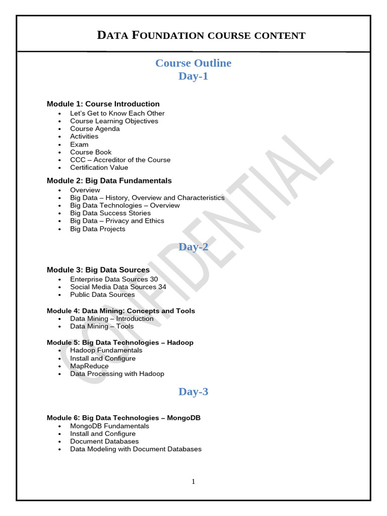 Data Foundation | PDF