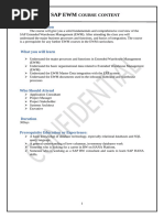 SAP EWM Learning Roadmap (Beginner Intermediate Advanced) | PDF | Computing