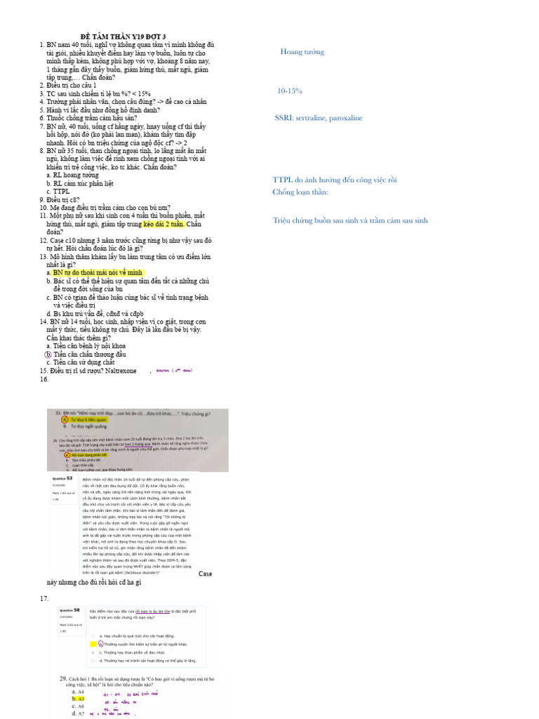 Hoang T NG: Tâm TH Y19 T3 | PDF