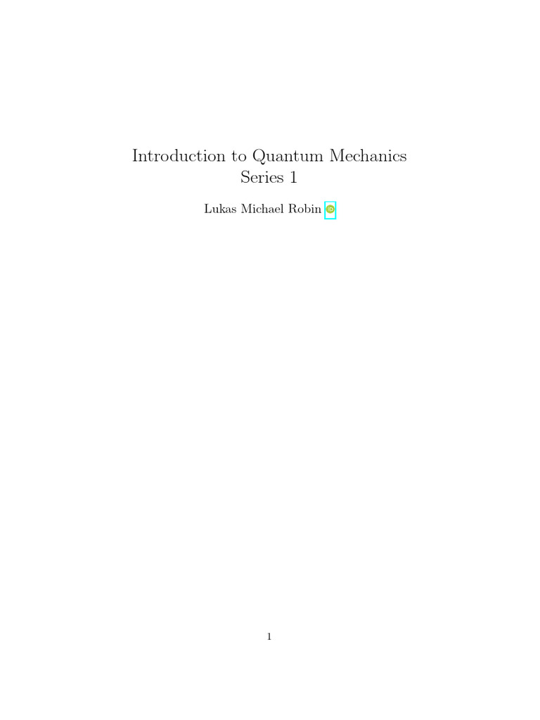 Quantum Mechanics Basics | PDF | Wave Function | Operator Theory
