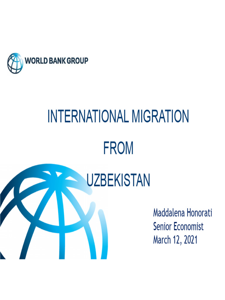 International-Migration-from-Uzbekistan (World Bank) | PDF | Human Migration | Cultural ...