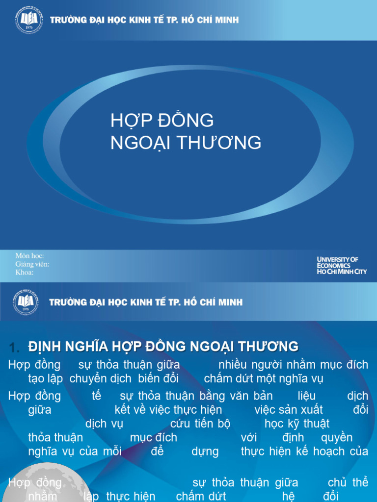 HOP DONG XUAT KHAU Student | PDF